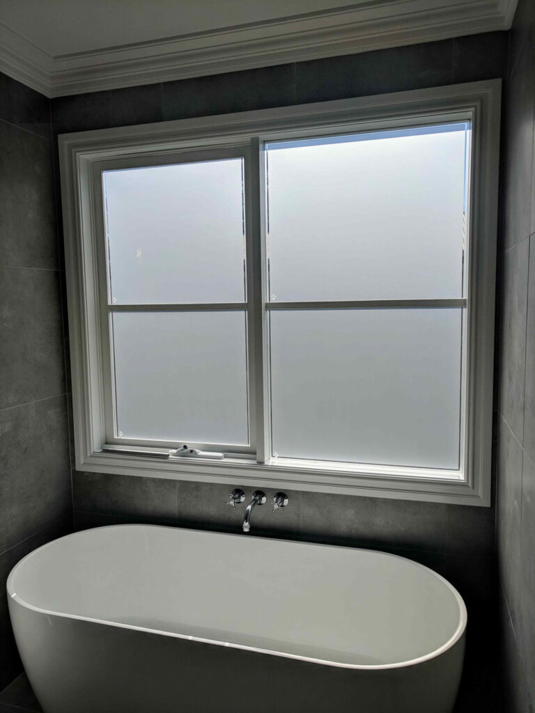 Residential Frosting Melbourne | Bathroom Glass Frosting | Window Frosting